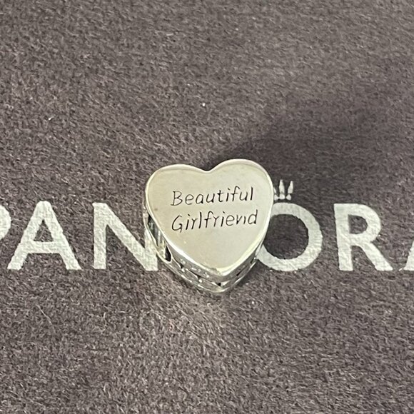 Pandora | Jewelry | Pandora Beautiful Girlfriend Heart Exclusive Charm ...